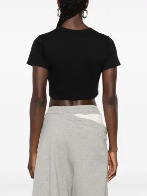 Attico Logo Cropped T-shirt - Multicolor