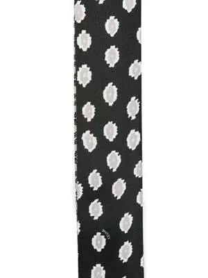 Celine Printed Silk Lavalliere