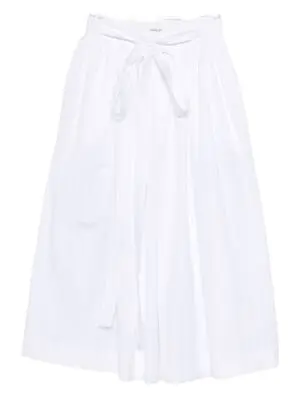 ERMANO SCERVINO Ermanno Scervino Cotton Gathered Waist A-line Skirt - Multicolor