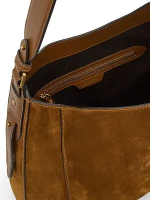 Isabel Marant Étoile Altay Suede Leather Hobo Bag - Multicolor