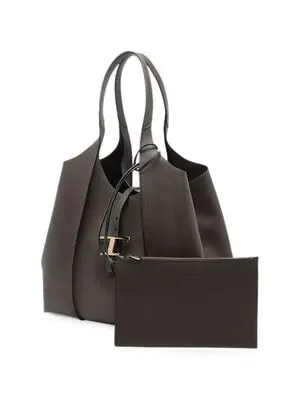 TOD'S Timeless Medium Leather Tote Bag - Multicolor