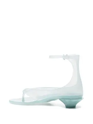 Chloé Jelly Sandals With Buckle Ankle Strap
