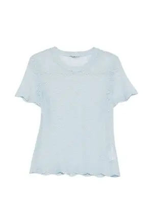 ERMANO SCERVINO Ermanno Scervino Short Sleeve Embroidered T-shirt - Multicolor