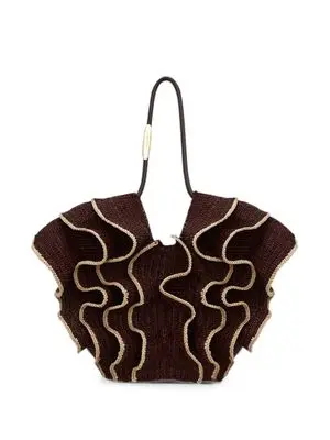 Zimmermann Goldentime Raffia Tote - Multicolor