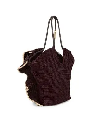 Zimmermann Goldentime Raffia Tote - Multicolor