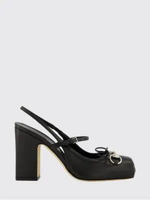 Gucci Mary Jane Pumps With Horsebit Detail - Black