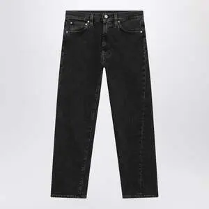 TOTEME Toteme Dark Grey Washed Ankle-Length Jeans Gray