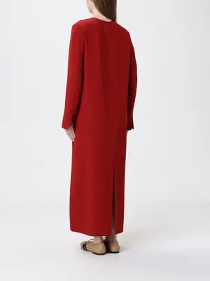 Max Mara Silk Blend Long Sleeve Dress
