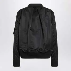 Sacai Double-breasted Wool And Nylon Blend Jacket