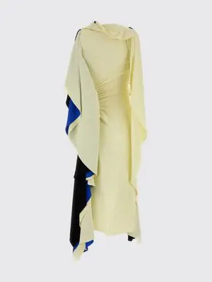 Loewe Asymmetrical Draped Dress - Multicolor