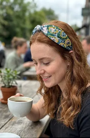 HAIR DRAMA CO. Limoncello Embellished Knotted Headband