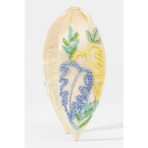 HAIR DRAMA CO. Hair Drama Co Summer Leaf Knotted Headband - Yellow
