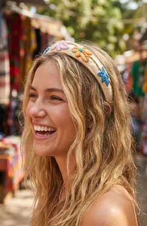 HAIR DRAMA CO Palm Isle Floral Hairband