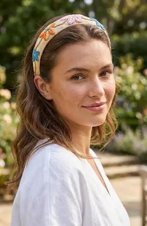 HAIR DRAMA CO Palm Isle Floral Hairband