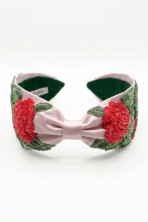 HAIR DRAMA CO Scarlet Garden Headband