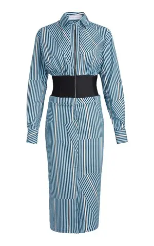 Silvia Tcherassi Lorena Cotton Maxi Dress - Stripe