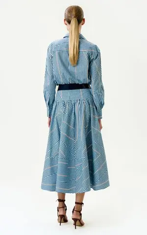 Silvia Tcherassi Milva Cotton Maxi Skirt