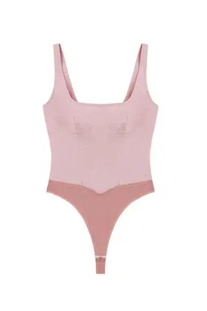 NOCTURNE Boned Detail Bodysuit