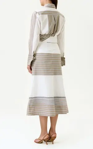 Silvia Tcherassi Lyla Cotton Maxi Skirt