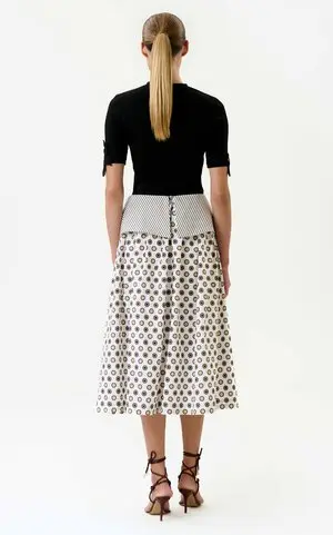 Silvia Tcherassi Maximi Cotton Maxi Skirt