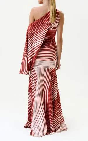Silvia Tcherassi Noy Silk Maxi Dress