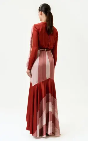 Silvia Tcherassi Mairet Silk Maxi Dress