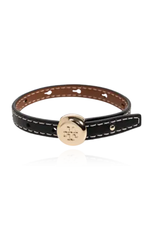 Tory Burch Leather Bracelet - Black