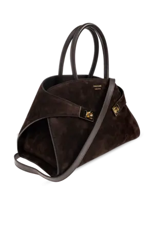 FERRAGAMO Suede Bag "hug