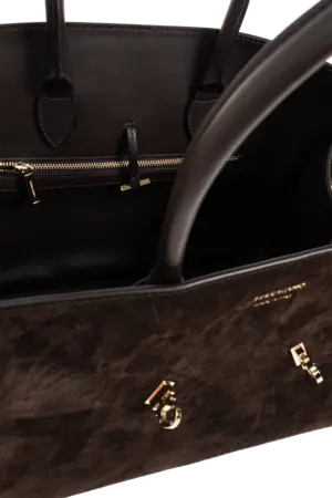 FERRAGAMO Suede Bag "hug