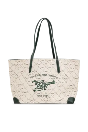 Zadig&Voltaire Shopper Bag With A Logo - Cream