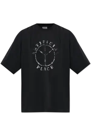 Vetements T-shirt With Print - Black