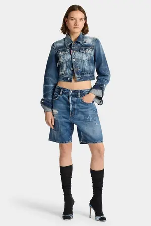 Dsquared2 The Worker Clean Jean Shorts