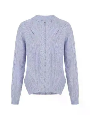 DONDUP Cable-knit Crew-neck Sweater