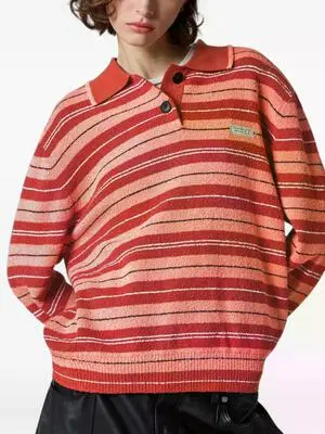 Paul Smith Striped Button-down Polo Top - Pink
