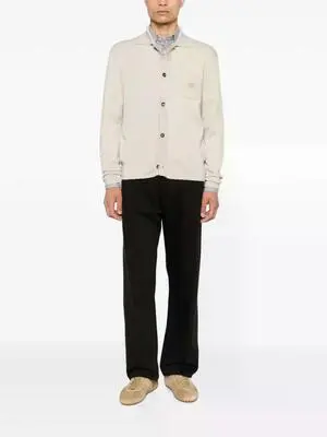 Etro Logo-embroidered Button-up Cardigan