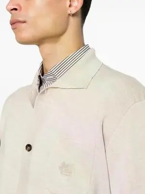 Etro Logo-embroidered Button-up Cardigan