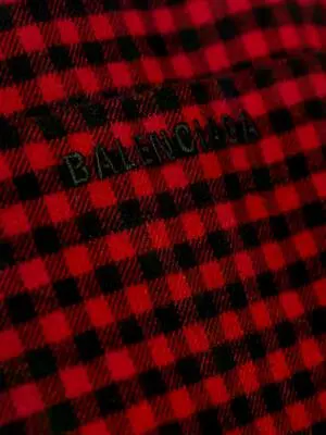 Balenciaga Checked Cotton Shirt