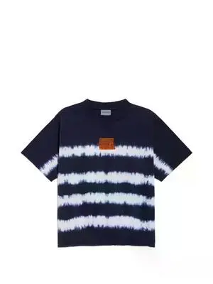 Balenciaga Tie-dye Logo-print T-shirt - Black