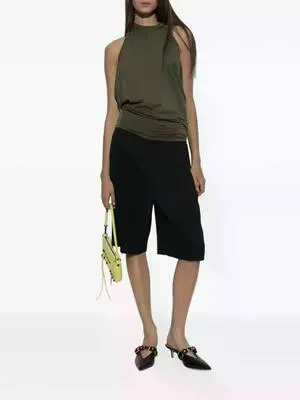 Balenciaga Halterneck Open-back Tank Top