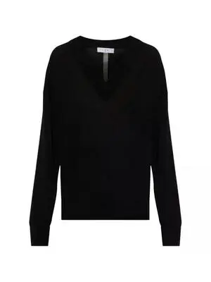 IRO PARIS Imagine Ladder-stitch V-neck Sweater - Black