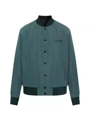 Balmain Logo-embroidered Reversible Bomber Jacket