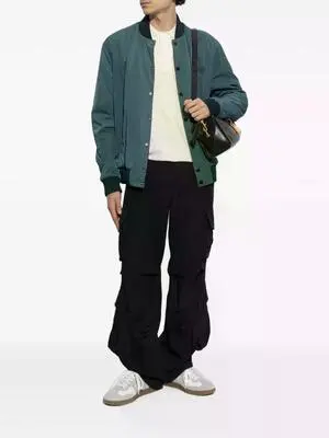 Balmain Logo-embroidered Reversible Bomber Jacket