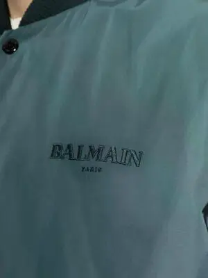 Balmain Logo-embroidered Reversible Bomber Jacket