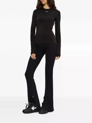 Off-White Logo-print Long-sleeve Top