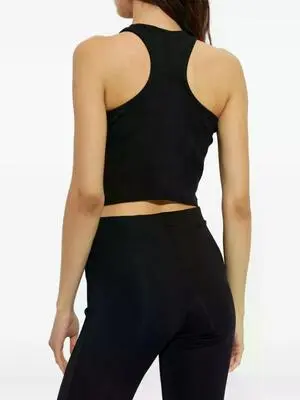 Off-White Ribbed Sleeveless Top
