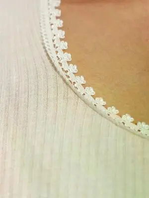 Chloé Lace-trim Ribbed Top