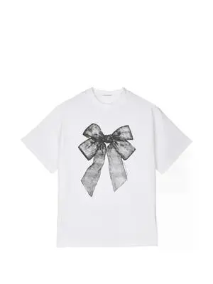 Cecilie Bahnsen Dorothy Bow-print T-shirt - White