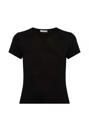 IRO PARIS Idille V-neck T-shirt - Black