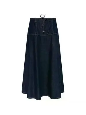 SAMSOE SAMSOE Satilly Drawstring-fastening Midi Skirt