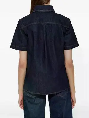 Casablanca Short Sleeve Denim Shirt